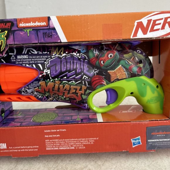 Nerf | Toys | Nerf Gun Teenage Mutant Ninja Turtles Mutant Mayhem ...
